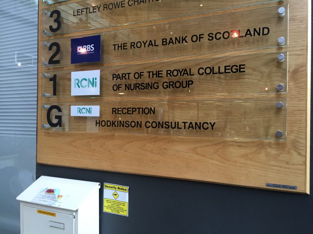 City of London Registered Office Sign - Action Signs